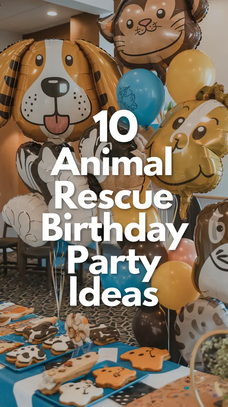 10 animal rescue birthday party ideas - middlekingdomrescue.com