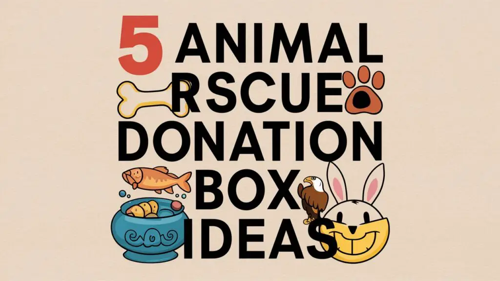 5 Animal Rescue Donation Box Ideas - middlekingdomrescue.com
