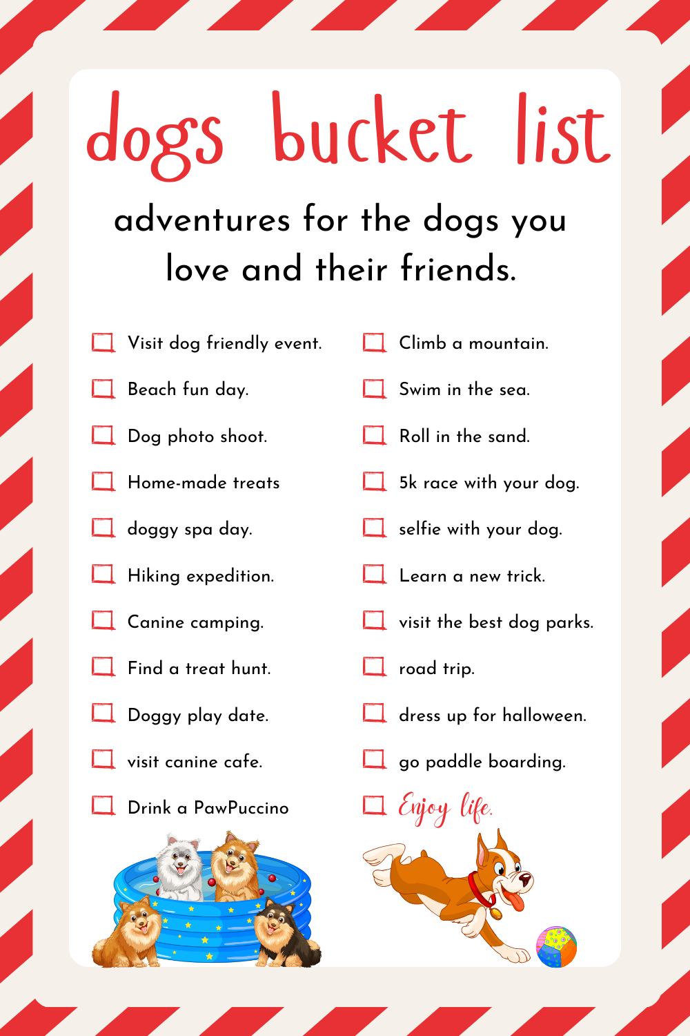10 Dog bucket list ideas - middlekingdomrescue.com