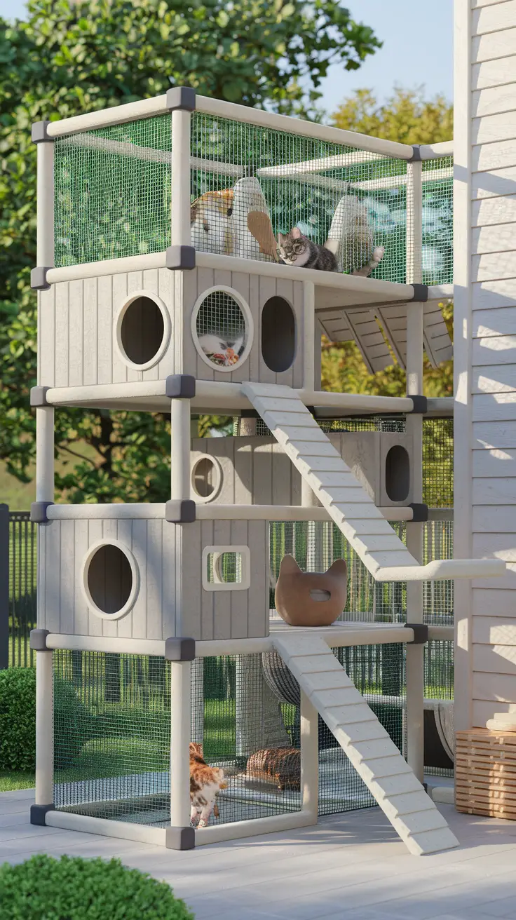 10 Inspiring Outdoor Cat Room Ideas - middlekingdomrescue.com