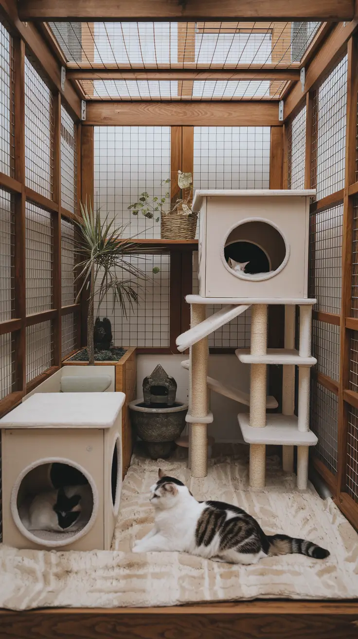 10 Indoor Cat House Design Ideas - middlekingdomrescue.com