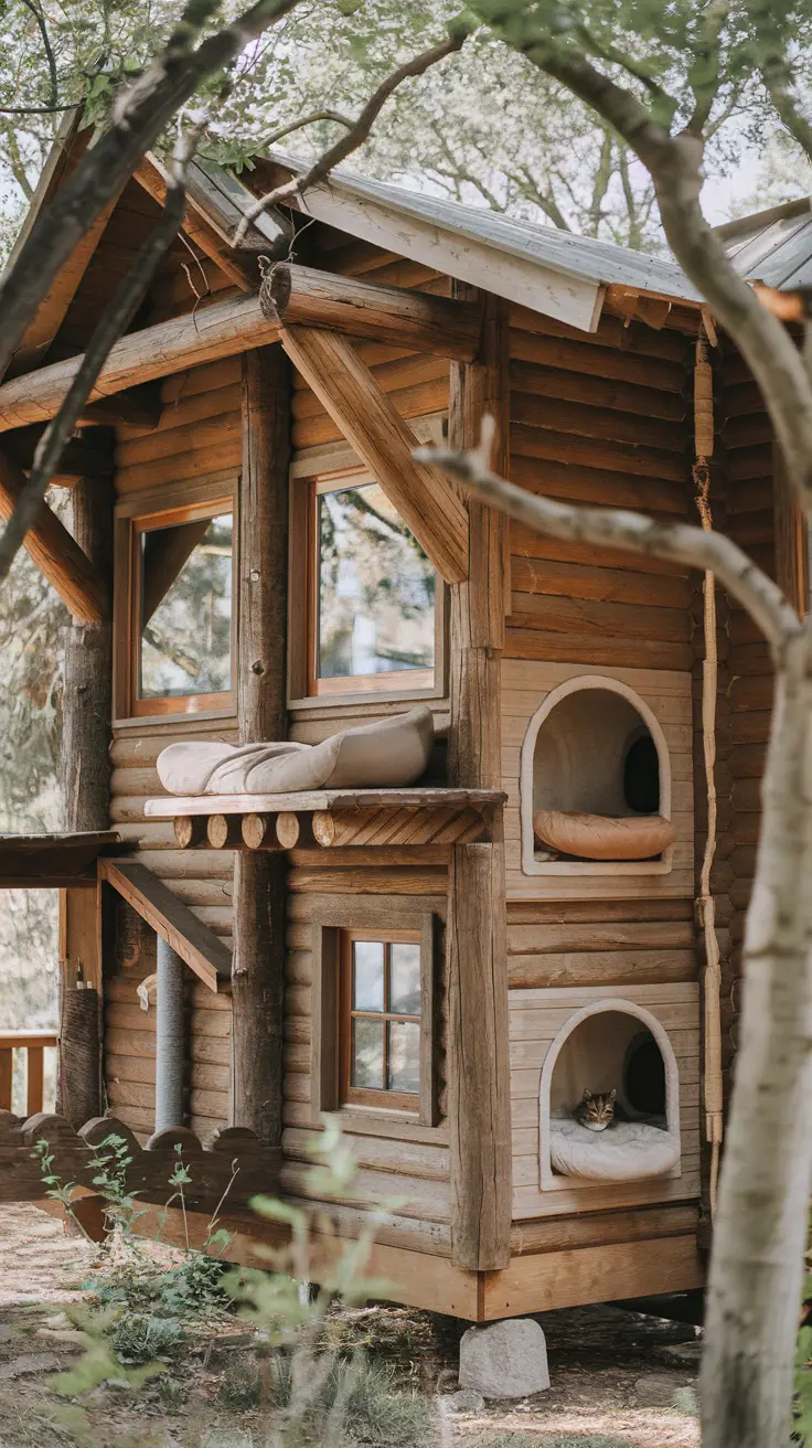 10+ Rustic Cat Boarding Facility Ideas for Cozy Feline Retreats - middlekingdomrescue.com