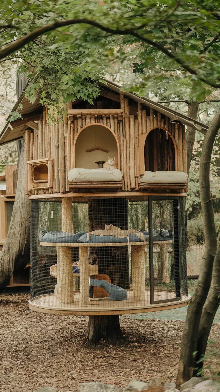 10+ Rustic Cat Boarding Facility Ideas for Cozy Feline Retreats - middlekingdomrescue.com