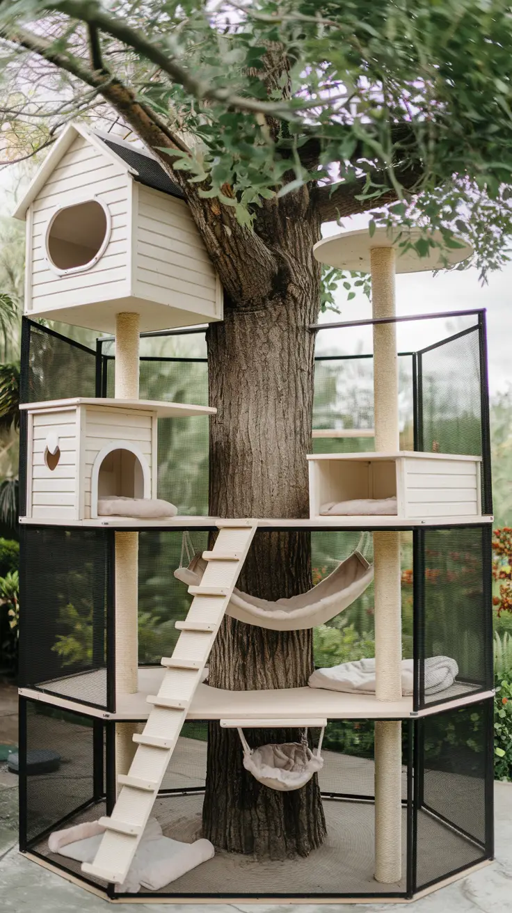 10 Inspiring Outdoor Cat Room Ideas - middlekingdomrescue.com