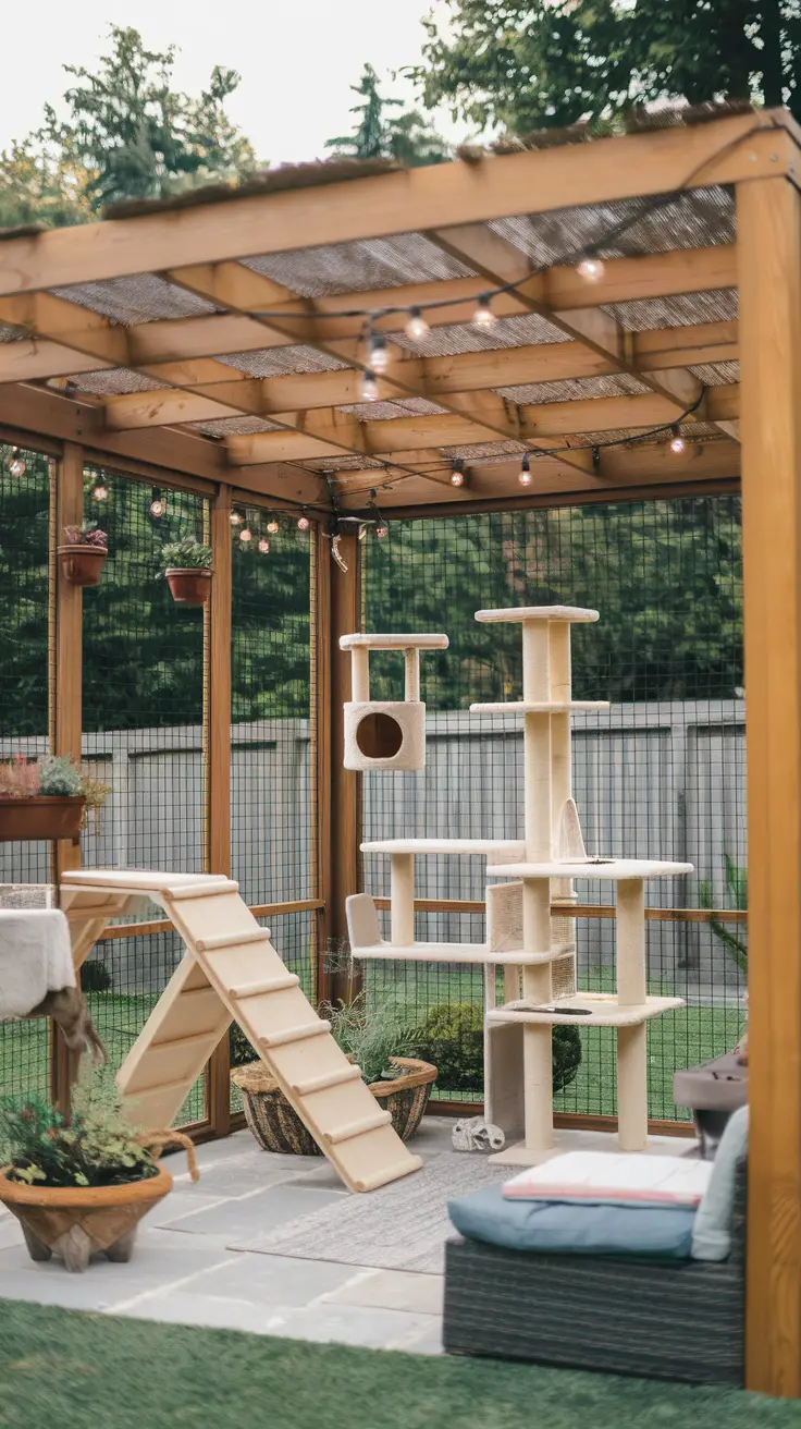 22 Outdoor Cat Enclosure Ideas for Safe and Happy Felines ...