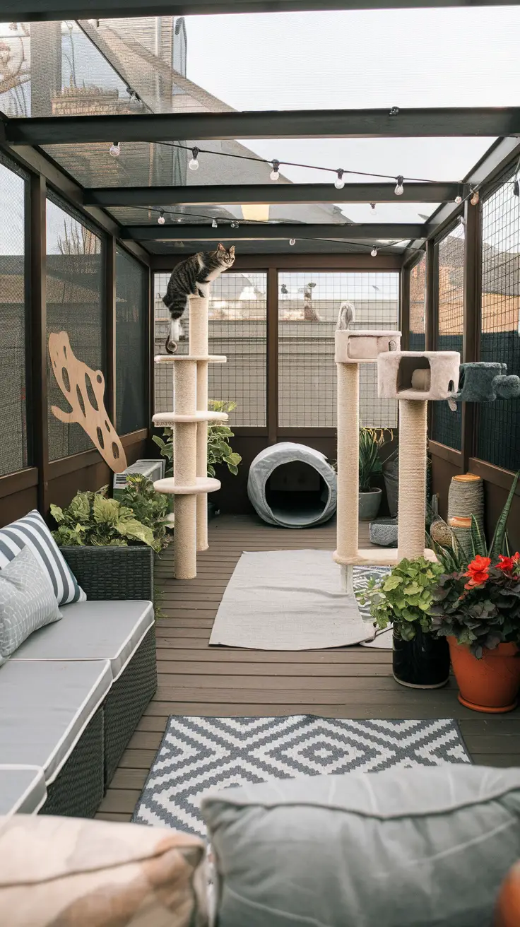 22 Outdoor Cat Enclosure Ideas for Safe and Happy Felines ...