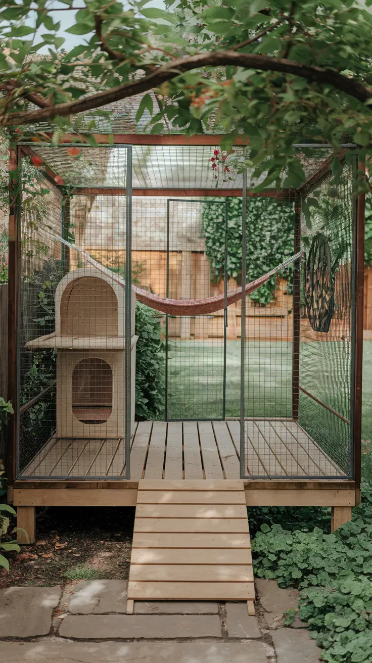 22 Outdoor Cat Enclosure Ideas for Safe and Happy Felines ...