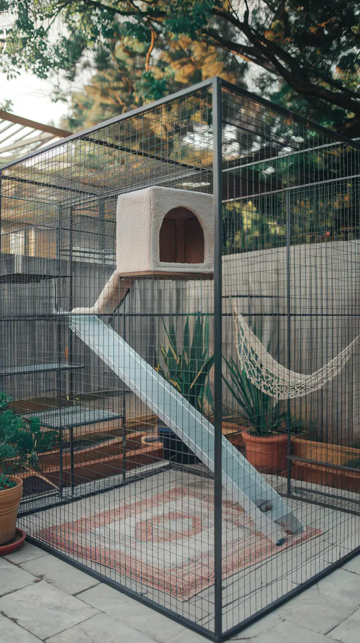 22 Outdoor Cat Enclosure Ideas for Safe and Happy Felines ...