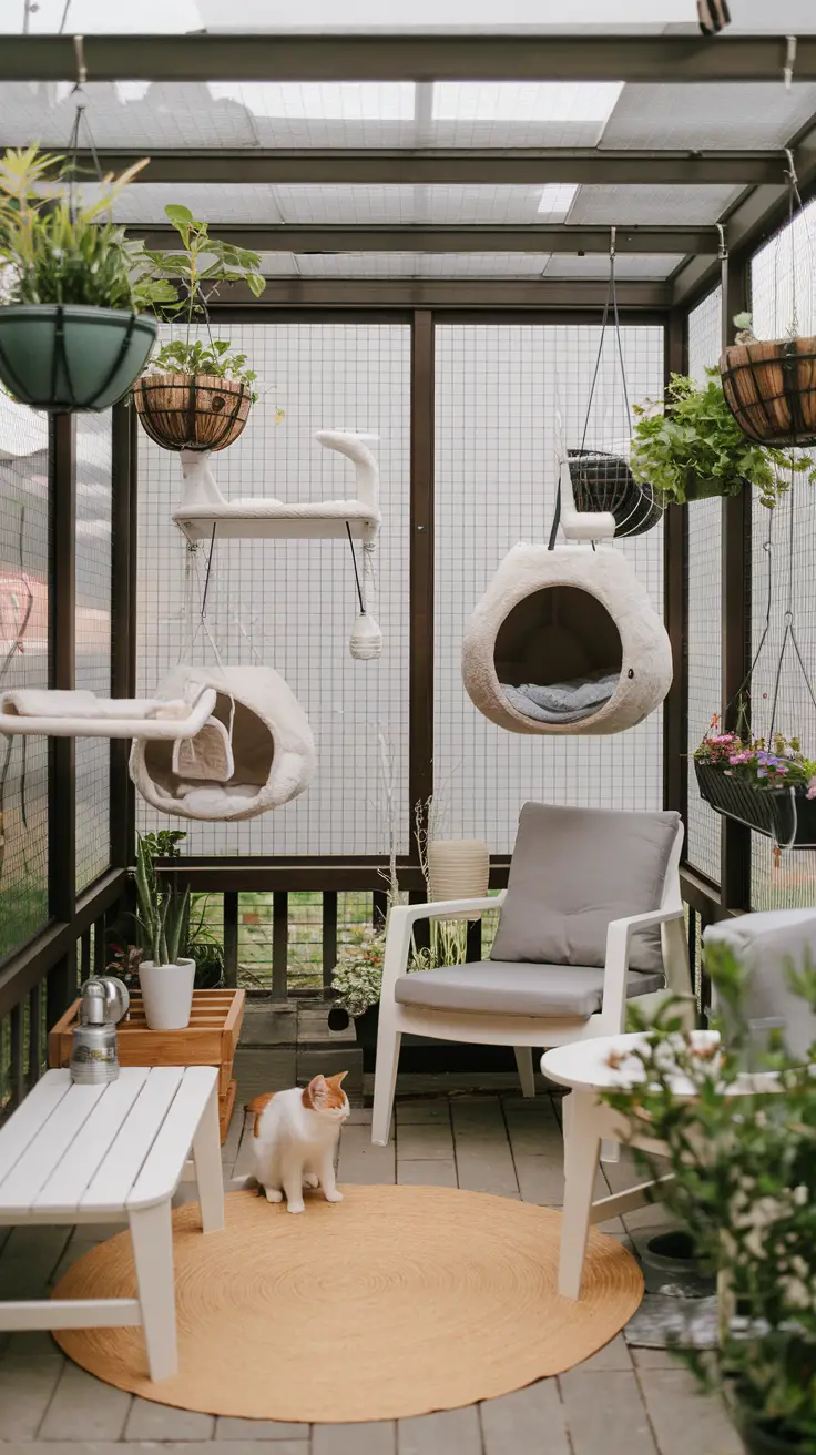 22 Outdoor Cat Enclosure Ideas for Safe and Happy Felines ...