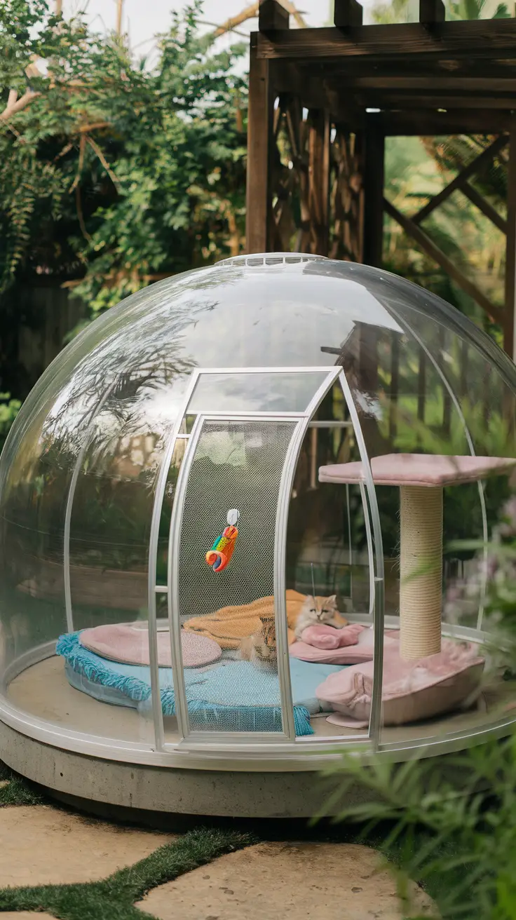 22 Outdoor Cat Enclosure Ideas for Safe and Happy Felines ...