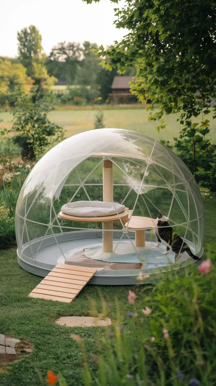 22 Outdoor Cat Enclosure Ideas for Safe and Happy Felines ...