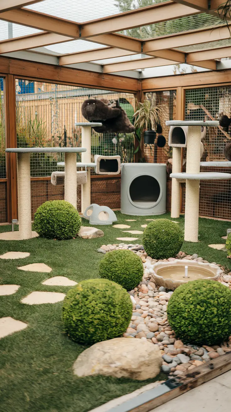 22 Outdoor Cat Enclosure Ideas for Safe and Happy Felines ...