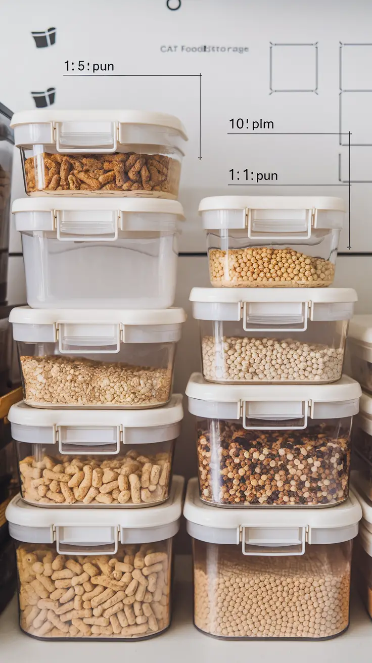16+ Creative Cat Food Storage Ideas - middlekingdomrescue.com