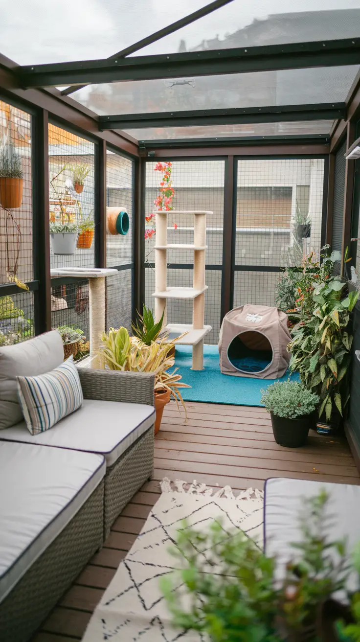 22 Outdoor Cat Enclosure Ideas for Safe and Happy Felines ...