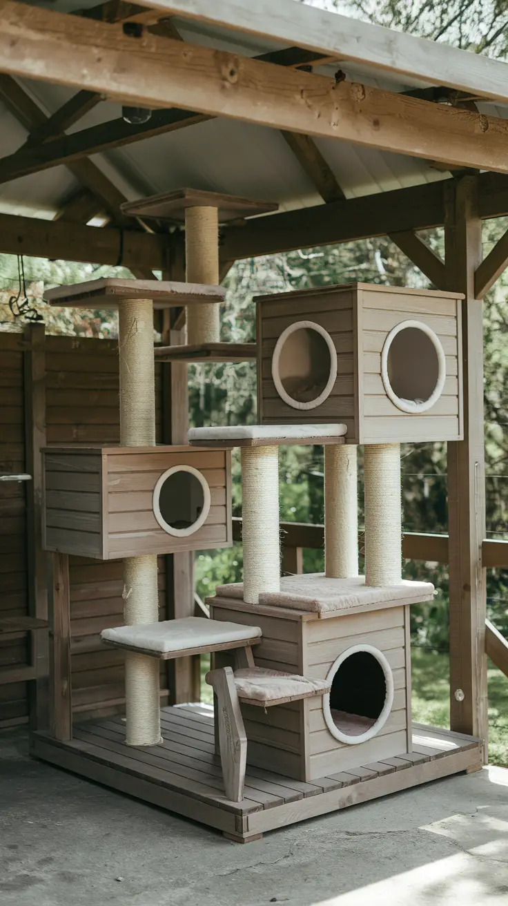 22 Outdoor Cat Enclosure Ideas for Safe and Happy Felines ...