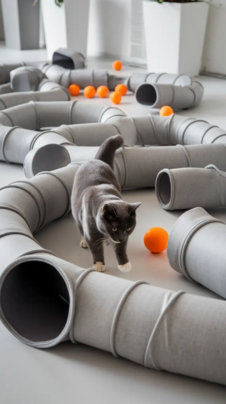 5 DIY Cat Tunnel Design Plans Create the Ultimate Feline Playground ...