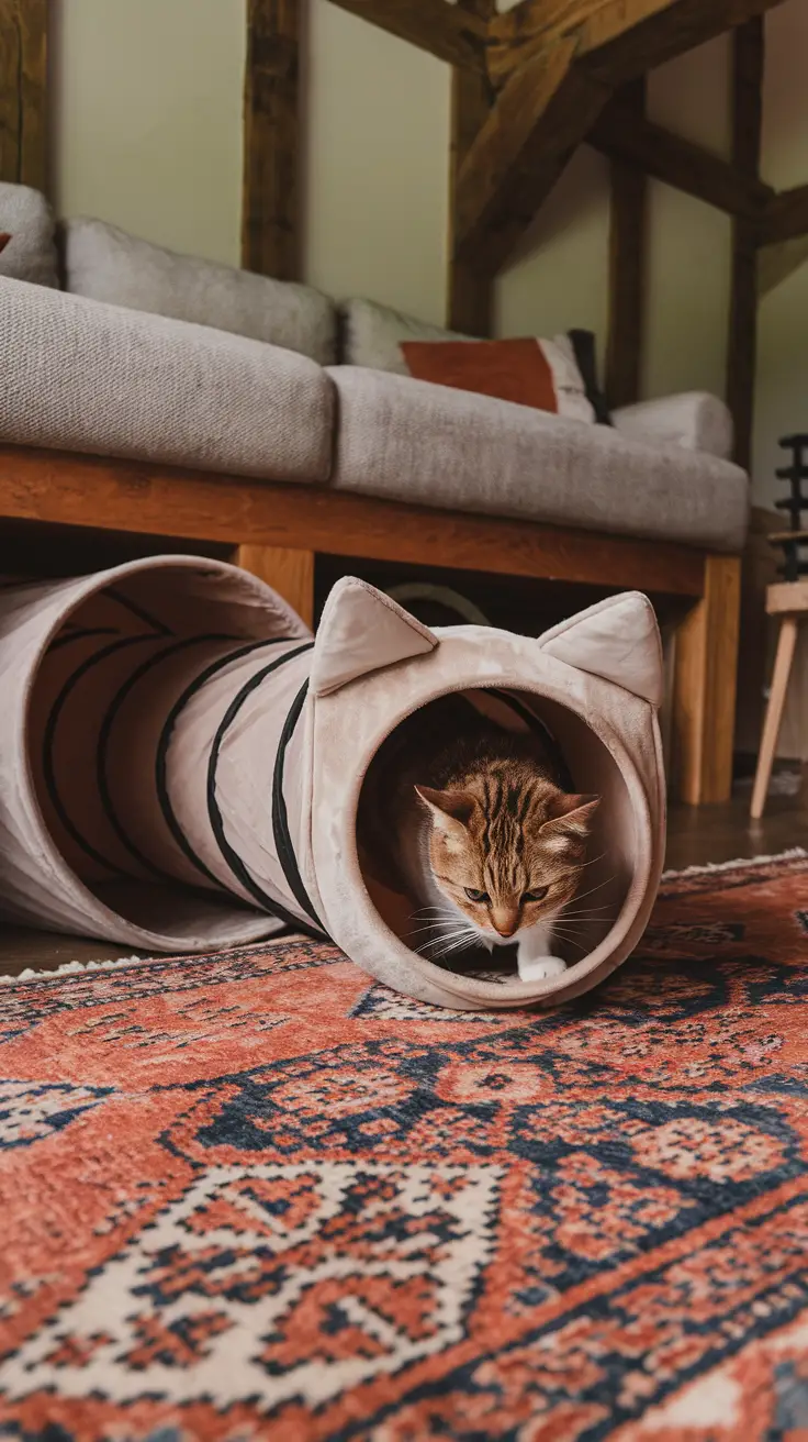 5 DIY Cat Tunnel Design Plans Create the Ultimate Feline Playground ...