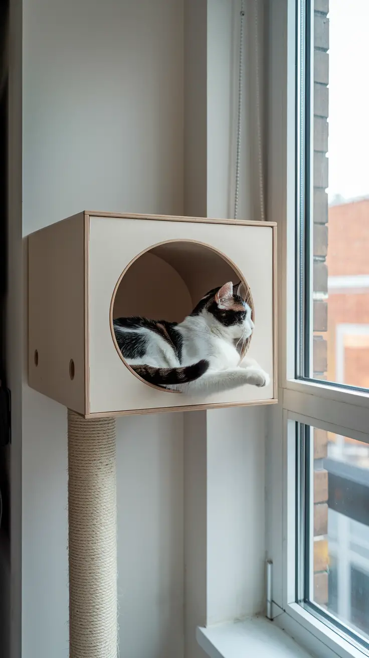 10+ Cozy Indoor Cat House Designs for Small Spaces ...
