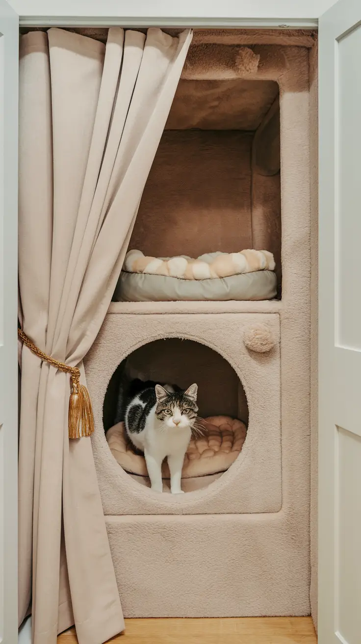 10+ Cozy Indoor Cat House Designs for Small Spaces ...