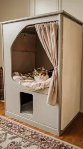 10+ Cozy Indoor Cat House Designs for Small Spaces ...
