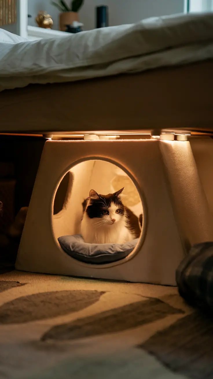 10+ Cozy Indoor Cat House Designs for Small Spaces ...