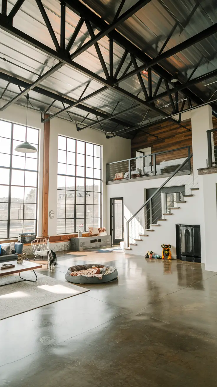 10+ Pet-Friendly Industrial Farmhouse Design Ideas ...