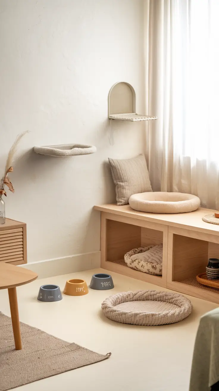 10+ Pet Corner Designs That Blend Into a Small Living Room ...