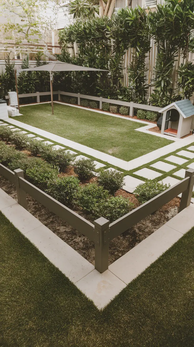 10+ Amazing L-Shaped Backyard Designs with Outdoor Dog Areas ...