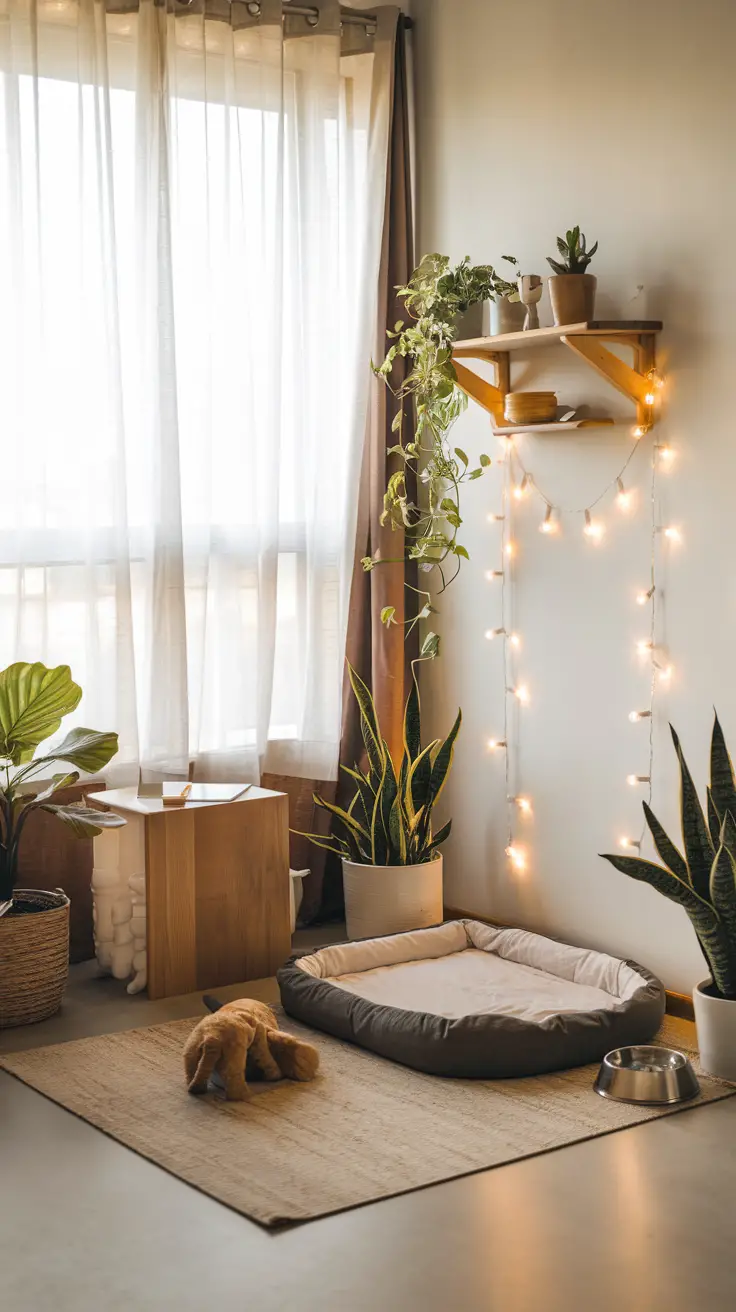 How to Use Soft Lighting to Create a Modern Minimalist Dog Room Design ...