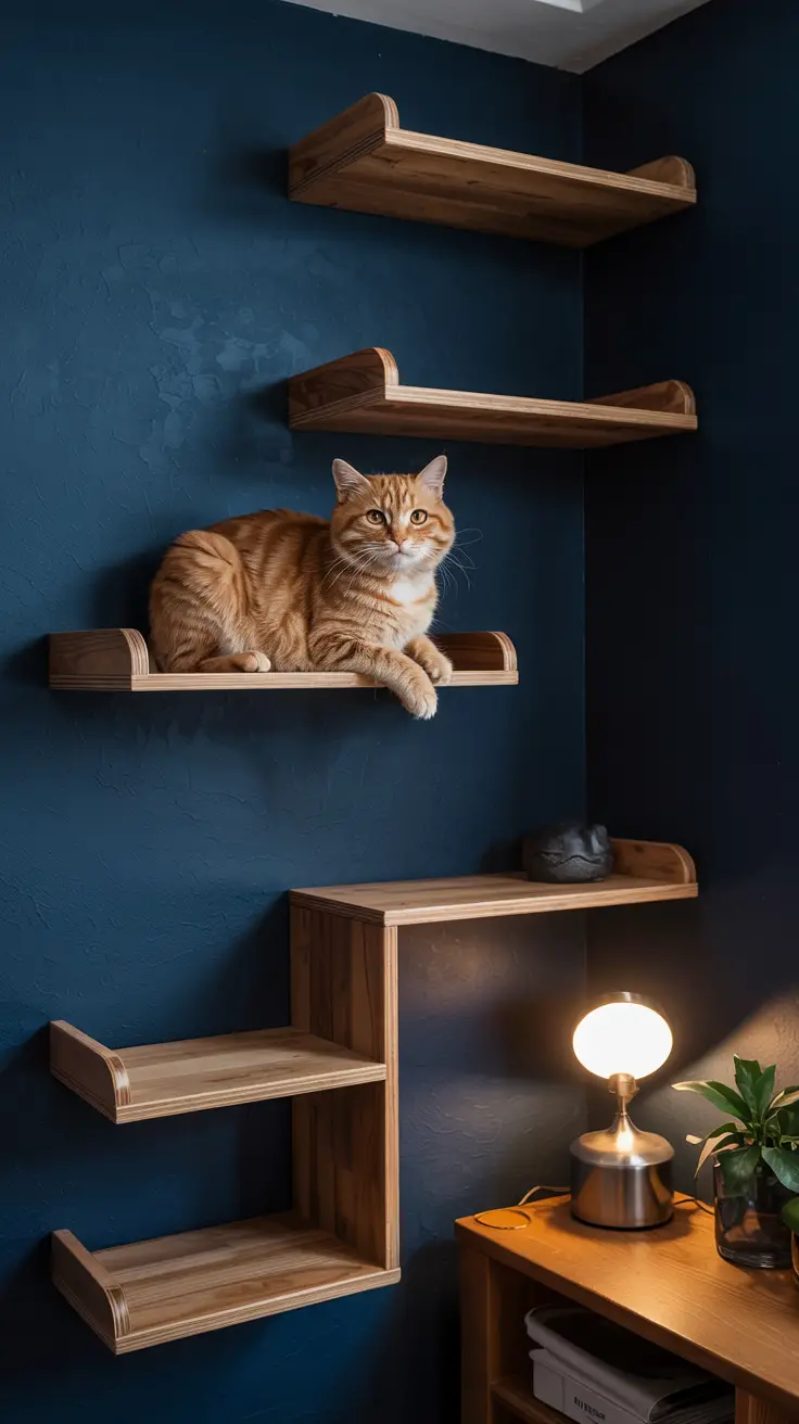 10+ Aesthetic Cat Climbing Wall Designs that compliment modern homes ...