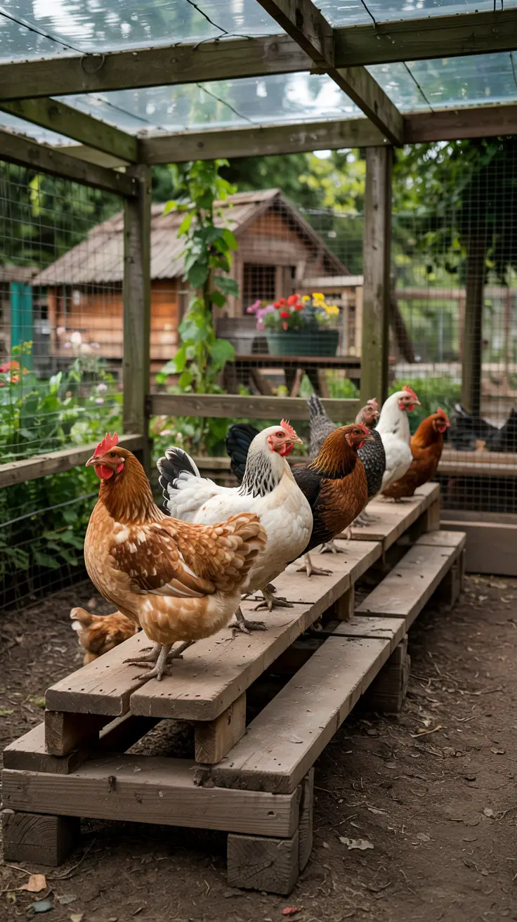 10+ Chicken Roost Ideas with Roosting Stands - middlekingdomrescue.com