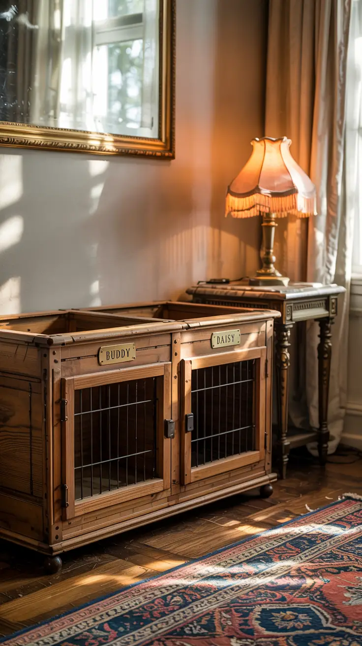 10+ Indoor Dog Kennel Furniture Ideas That Blend Into Your Home Design ...