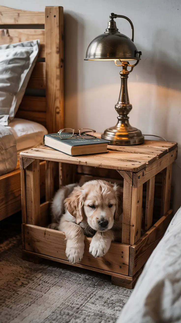10+ Indoor Dog Kennel Furniture Ideas That Blend Into Your Home Design ...