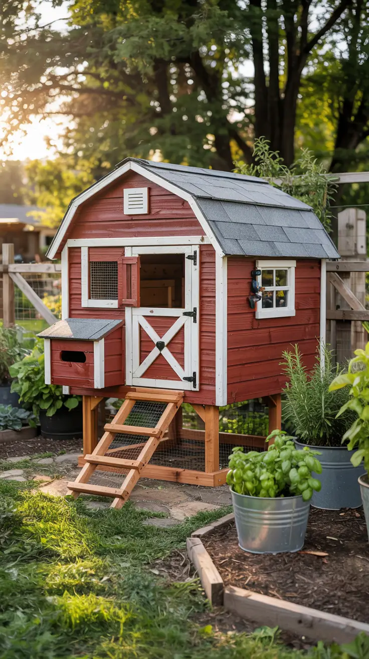 10+ Rustic Wooden Chicken Pen Ideas on a Budget - middlekingdomrescue.com