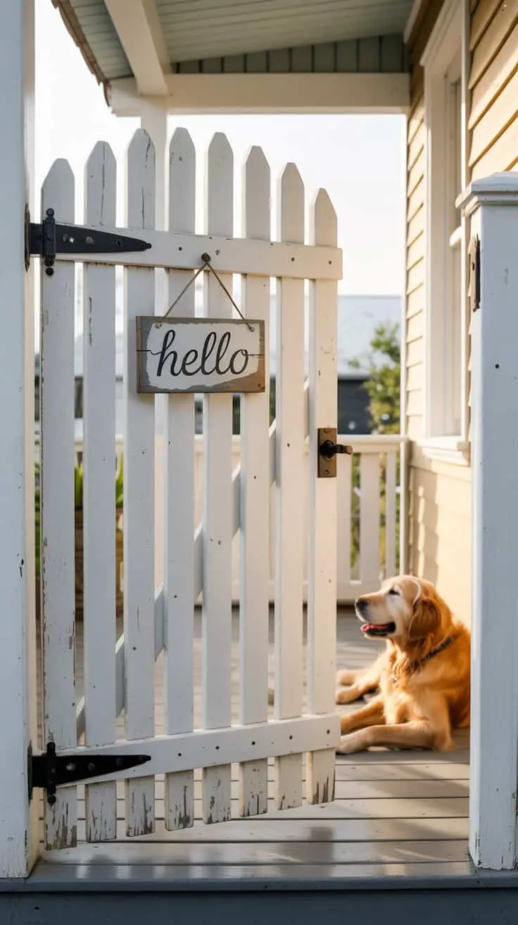 10 Dog-Friendly Front Porch Gates That Are Simple and Affordable ...
