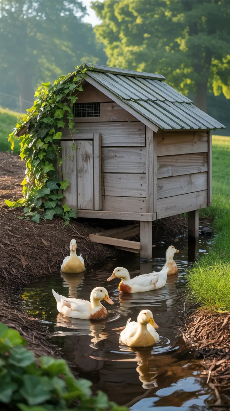 10+ Duck Coop Ideas with a Spacious Pen - middlekingdomrescue.com