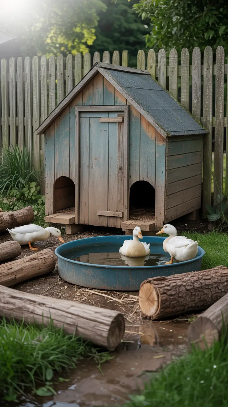 10+ Duck Coop Ideas with a Spacious Pen - middlekingdomrescue.com