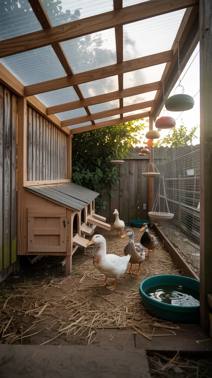10+ Duck Coop Ideas with a Spacious Pen - middlekingdomrescue.com