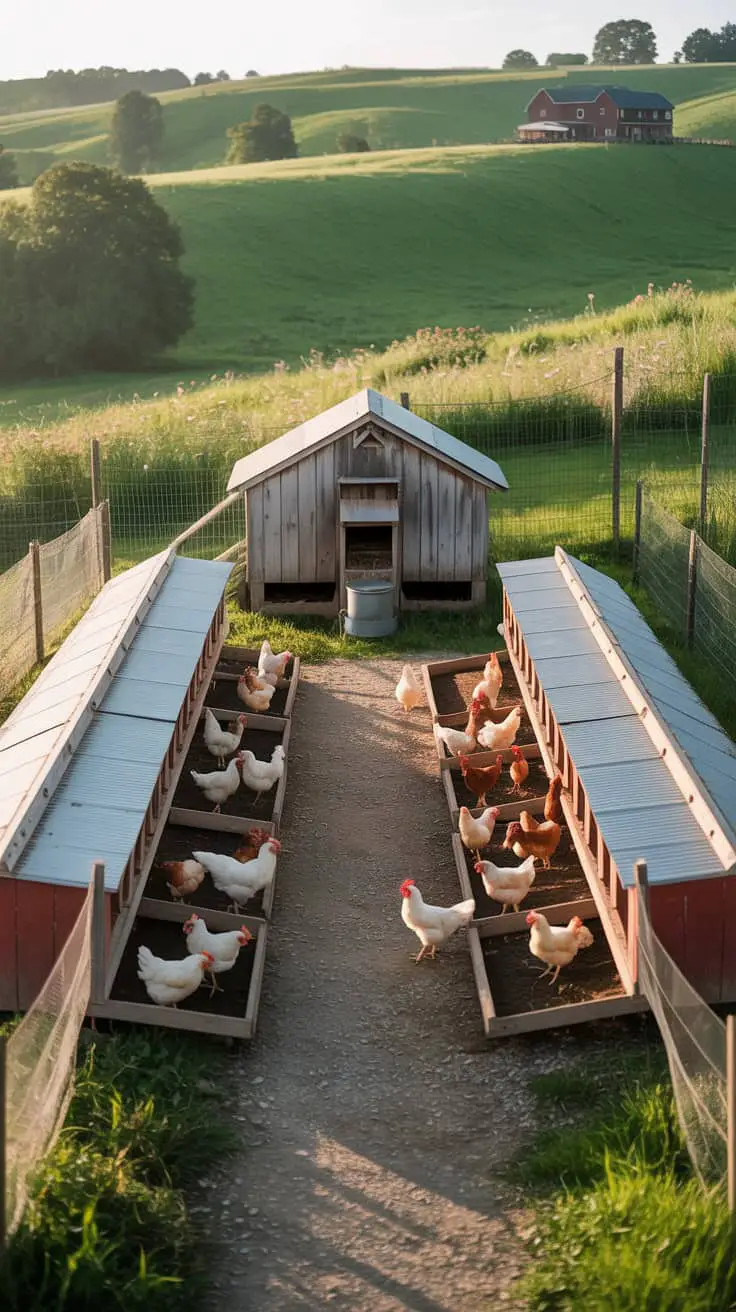 10+ Affordable Poultry Farm Ideas with Free Range Chicken Coops ...