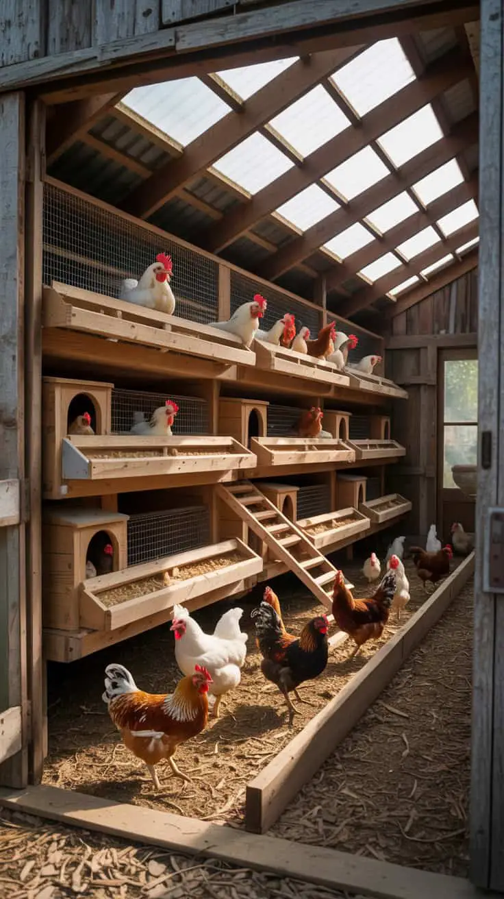 10+ Affordable Poultry Farm Ideas with Free Range Chicken Coops ...