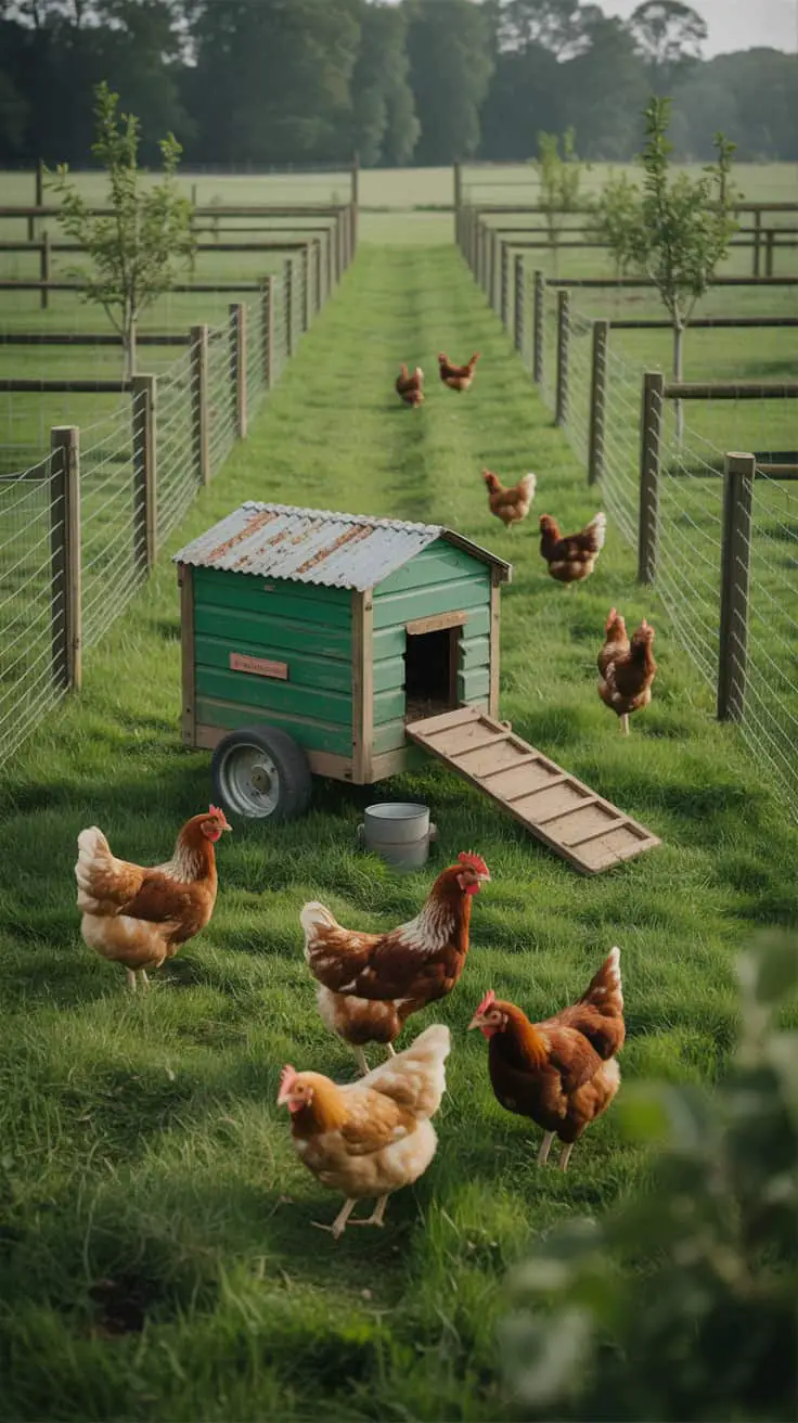 10+ Affordable Poultry Farm Ideas with Free Range Chicken Coops ...