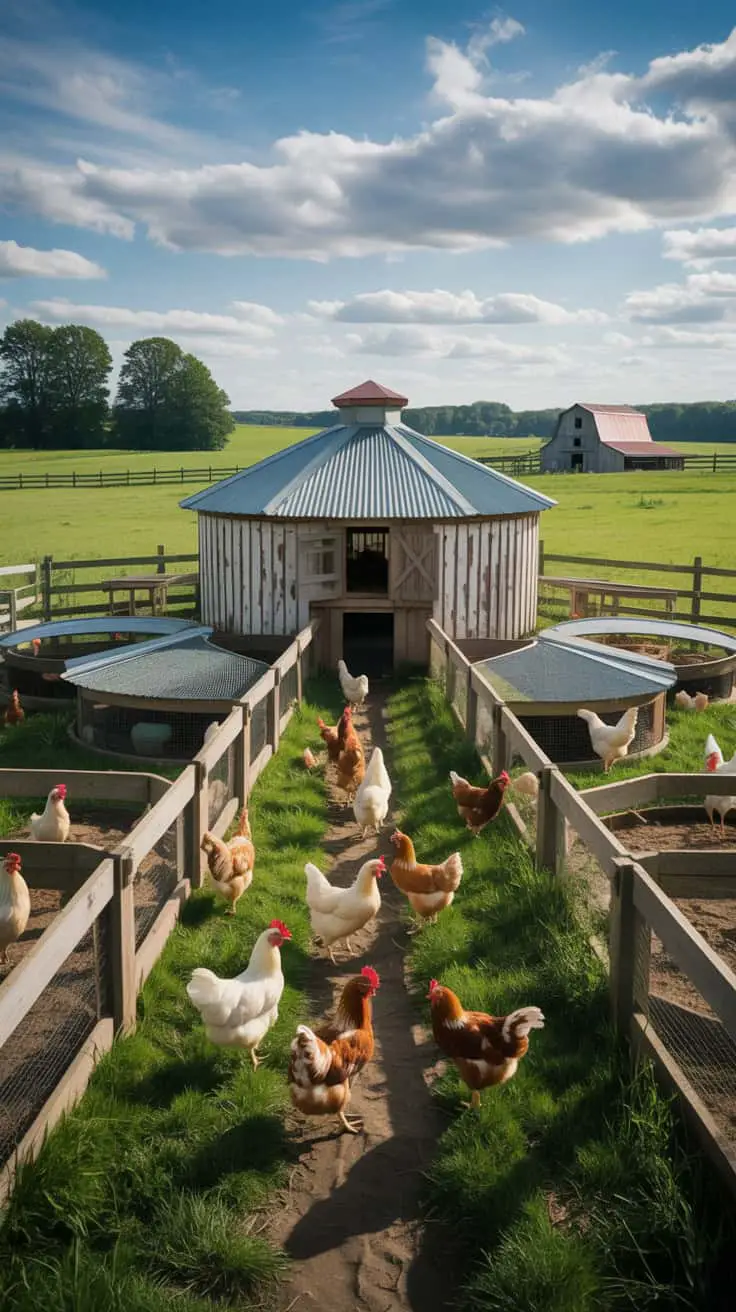 10+ Affordable Poultry Farm Ideas with Free Range Chicken Coops ...