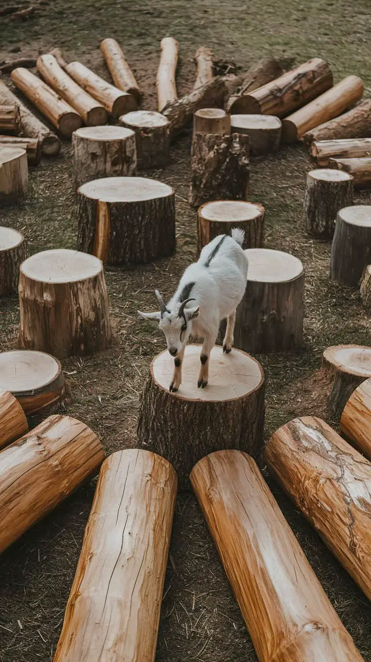 10+ Goat Playground Ideas with Fencing and Platforms ...