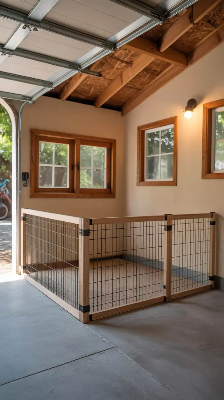 How to Create a DIY Garage Dog Run Area That’s Safe and Spacious ...