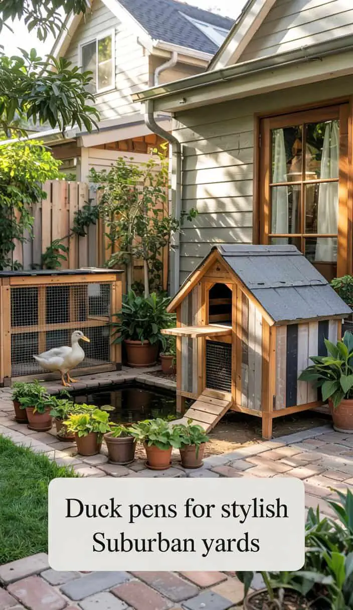 5 Ways to Blend Duck Pens into a Suburban Yard - middlekingdomrescue.com
