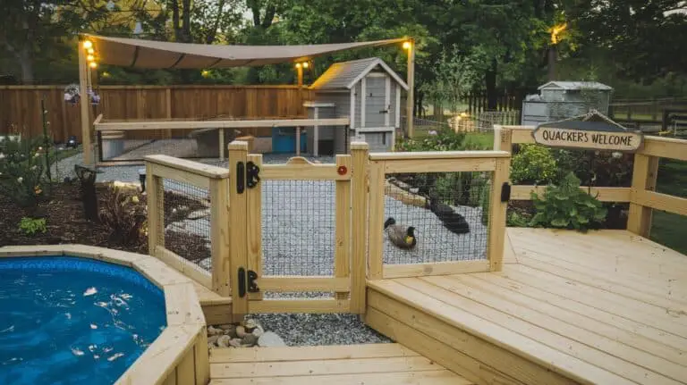 6 Duck Run and Pool Designs That Integrate Into Your Wooden Deck ...