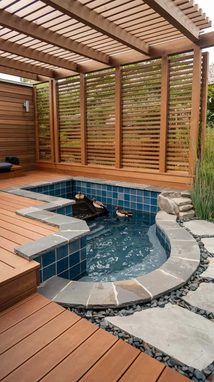 6 Duck Run and Pool Designs That Integrate Into Your Wooden Deck ...