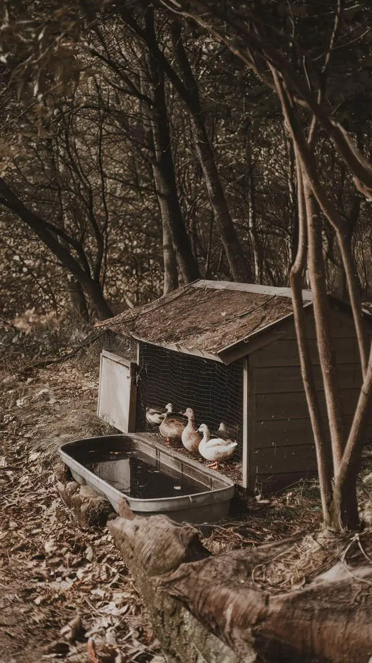 How to Create a Duck Coop with Shade - middlekingdomrescue.com