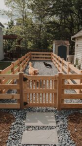 How to Create a Mud-Free Dog Run Along Your Side Yard Fence Line ...
