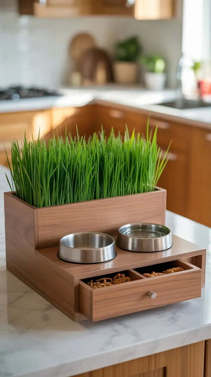 10+ Cat Grass Box Designs for City Pets - middlekingdomrescue.com